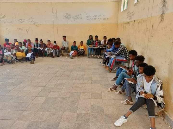 Tigray Students Forced to Sit on Stones as War Ruins Everything